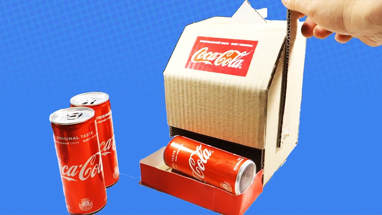 DIY!!!Original beverage dispenser in tin cans!!!! - YouTube