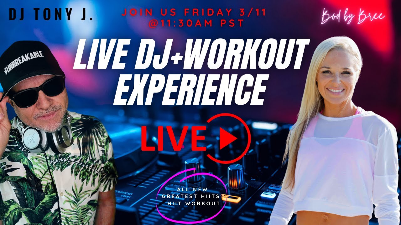 25-Minute Cardio HIIT Workout with LIVE DJ - YouTube