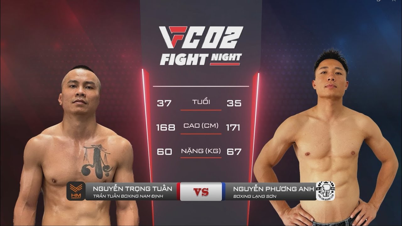 Nguyễn Trọng Tuấn ( Boxing Nam Định ) vs Nguyễn Phương Anh ( Boxing ...
