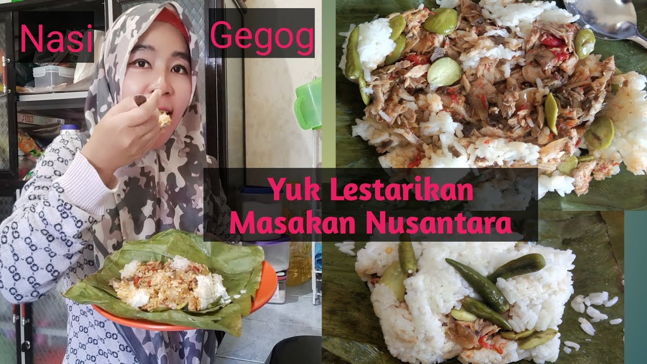 Melestarikan Masakan Nusantara..Nasi Gegog Khas Trenggalek - YouTube