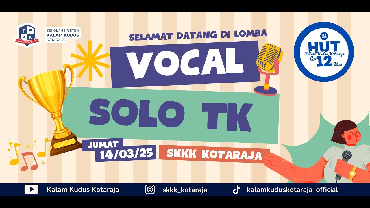 Lomba Vocal Solo TK - KalamKudusTV - YouTube