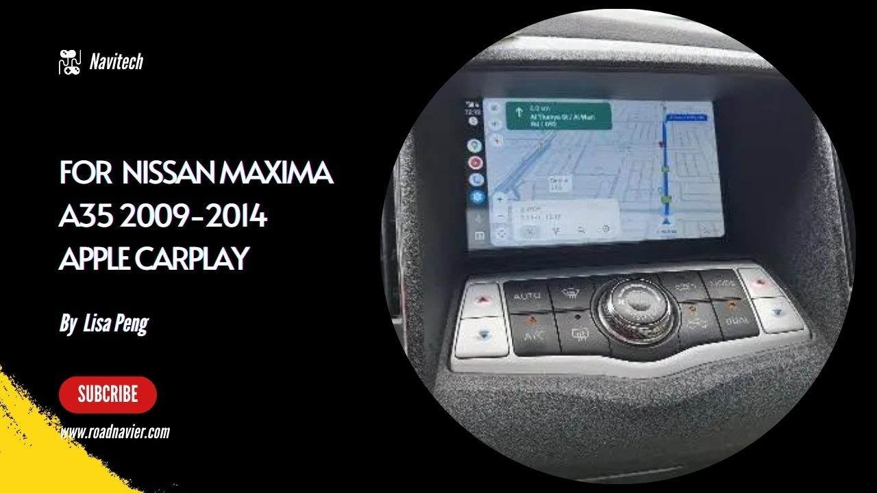 Nissan Maxima A35 2009-2014 apple carplay android auto #apple carplay ...