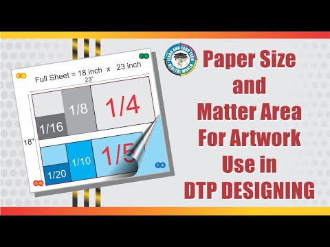 Paper Size & Matter Area For Artwork Create in DTP | Desktop Publishing ...