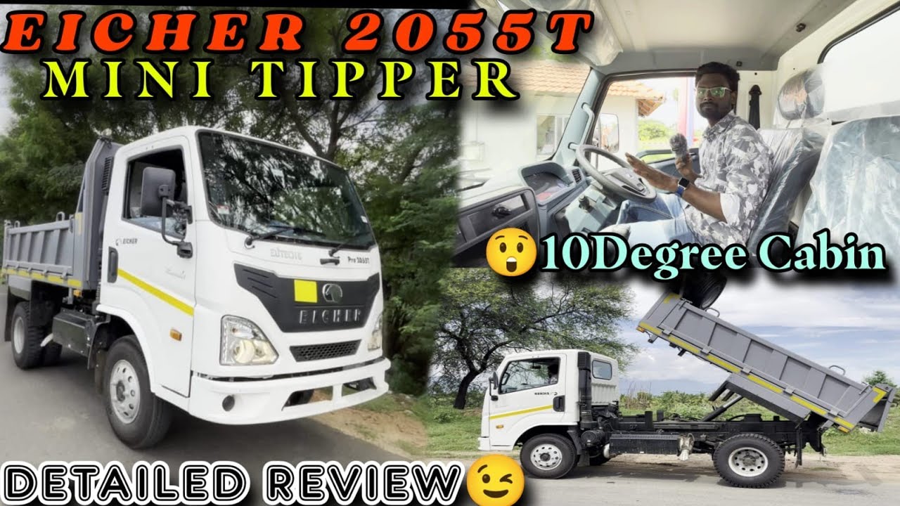 "Full Detailed Review of Eicher 2055 Tipper - A Must-Watch for Truck ...