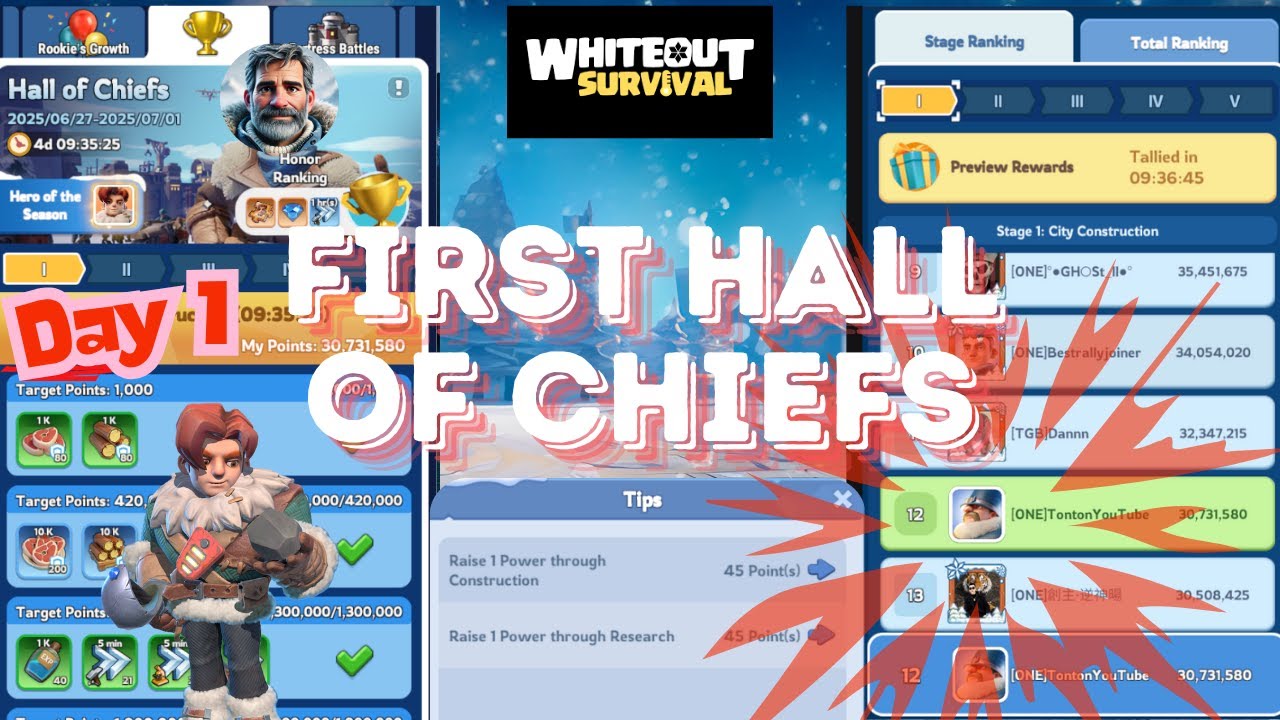 WIN your First HALL OF CHIEFS with this STRATEGY! Whiteout Survival ...