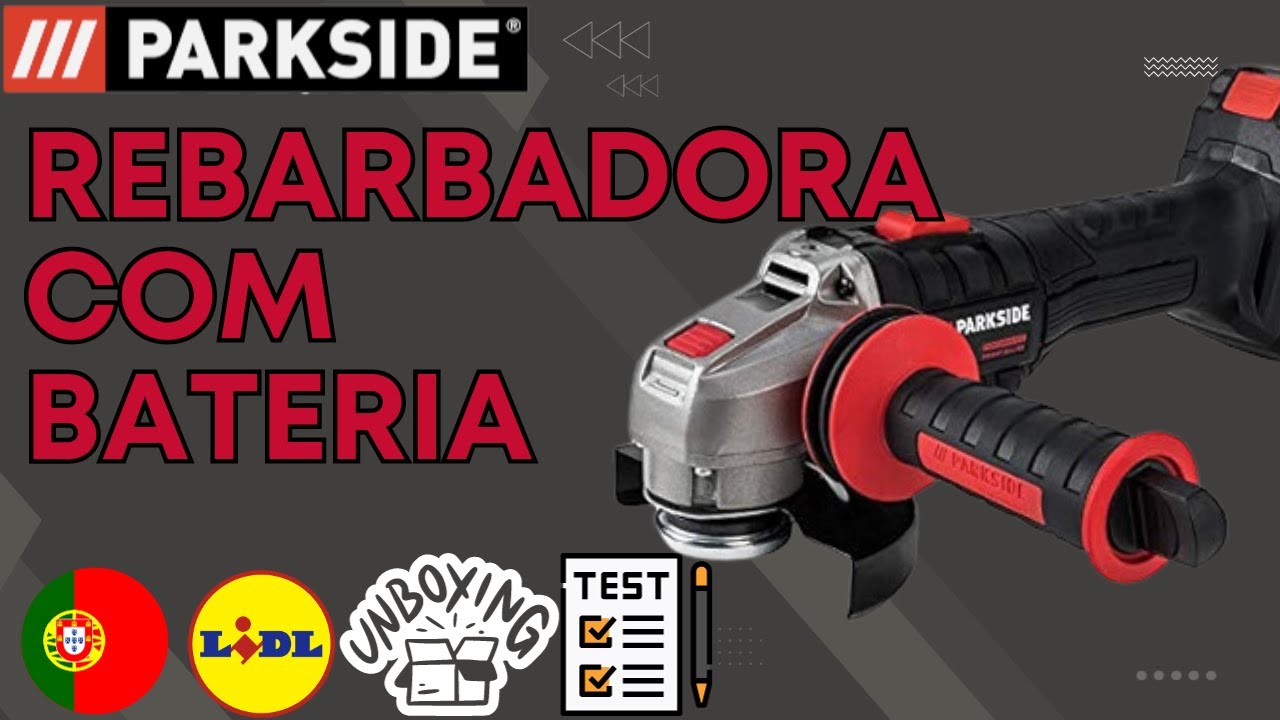 REBARBADORA COM BATERIA Parkside PWSAP 20-Li D4 PORTUGAL PORTUGUÊS LIDL ...