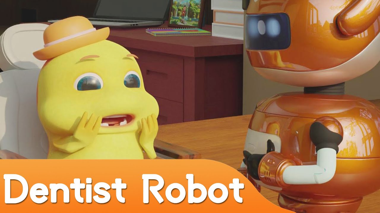 Flip & Flap 3 | EP73 Dentist Robot | KidsAnimation | Cartoon | comedy ...