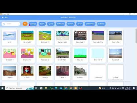 How to create your own backdrop in Scratch Programming - YouTube