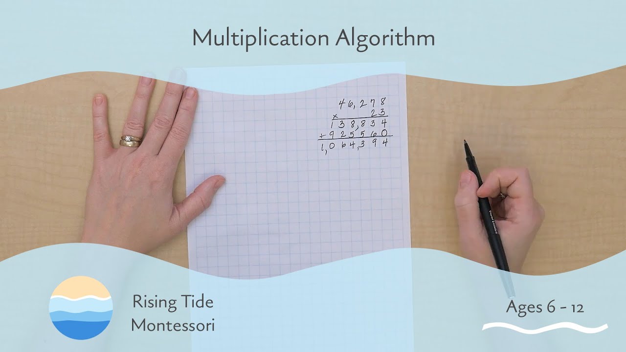 Multiplication Algorithm - YouTube