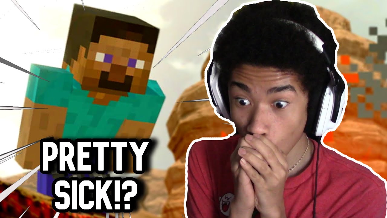 Minecraft Steve looks awesome! (Reaction) - YouTube