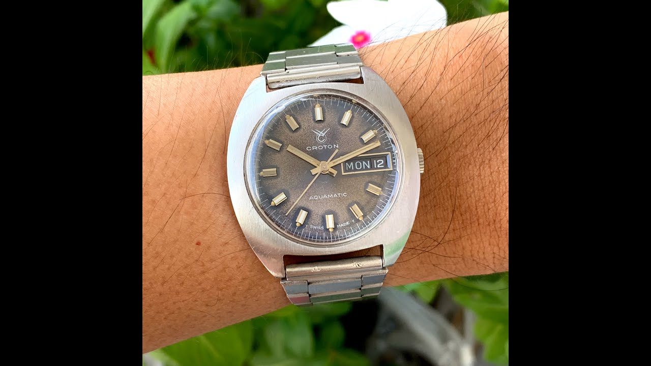 Croton Aquamatic AS 1906 movement p.1 - YouTube