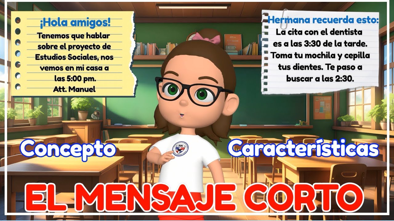El mensaje Corto. Concepto, función y características - YouTube