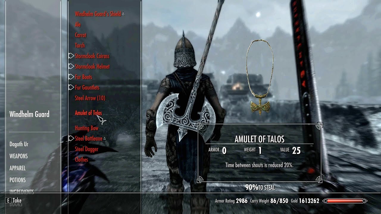 Skyrim How to get Amulet of Talos - YouTube