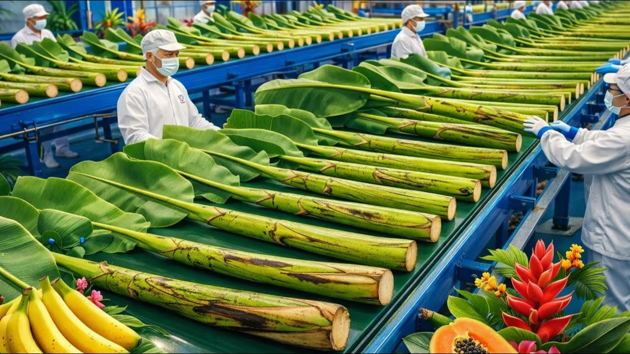 Inside a High-Tech Banana Stem Factory Turning Farm Waste Into Clothes ...