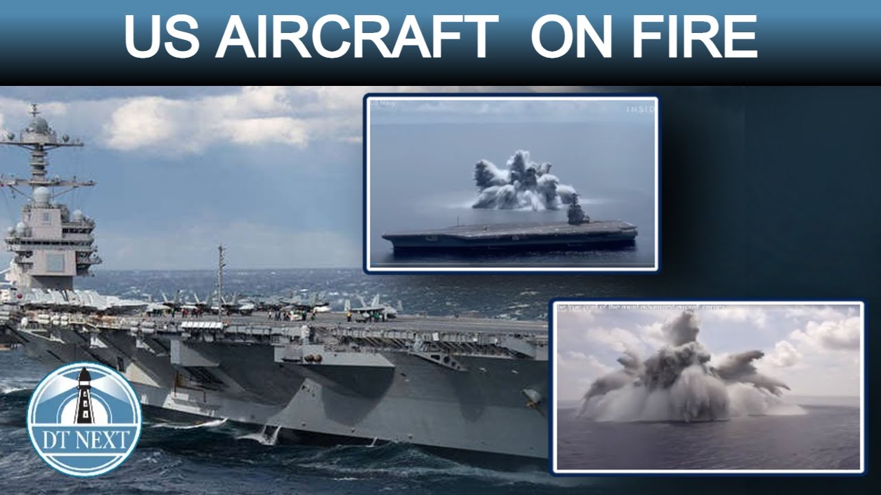 NIMITZ-CLASS AIRCRAFT CARRIER ON FIRE | DT NEXT - YouTube