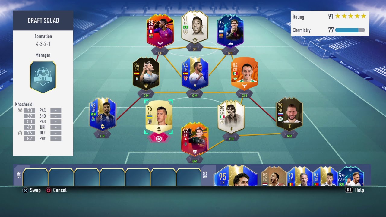 FIFA 19 BEST DRAFT OF ALL TIME!! 193! - YouTube