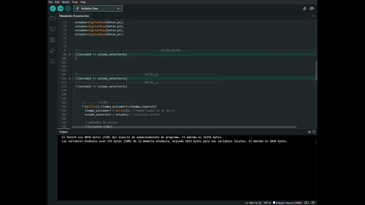 ARDUINO - Simulación ascensor con leds - YouTube