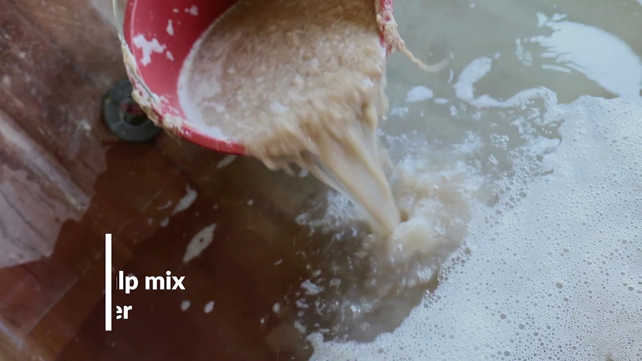 Papermaking with Water Hyacinth: Eco Innovation in Ghana - YouTube