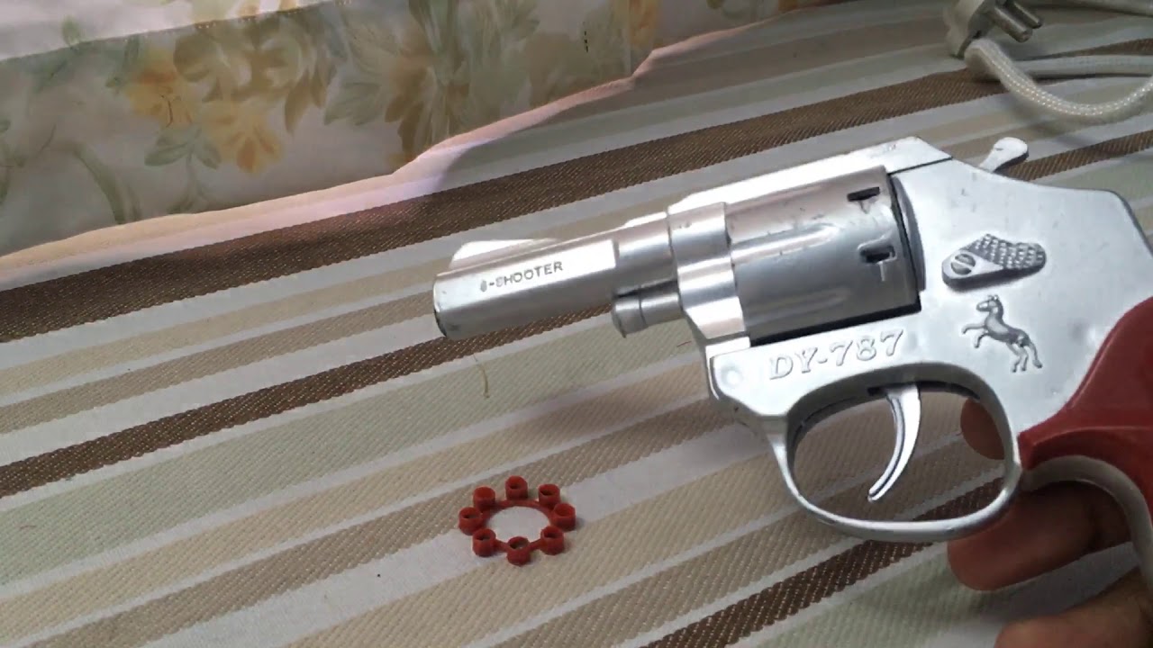 How to reload a cap gun - YouTube