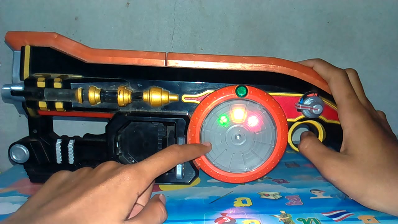 รีวิวเข็มขัดไกมุ ปืน DJ Gun ( Kamen rider Gaim ) - YouTube