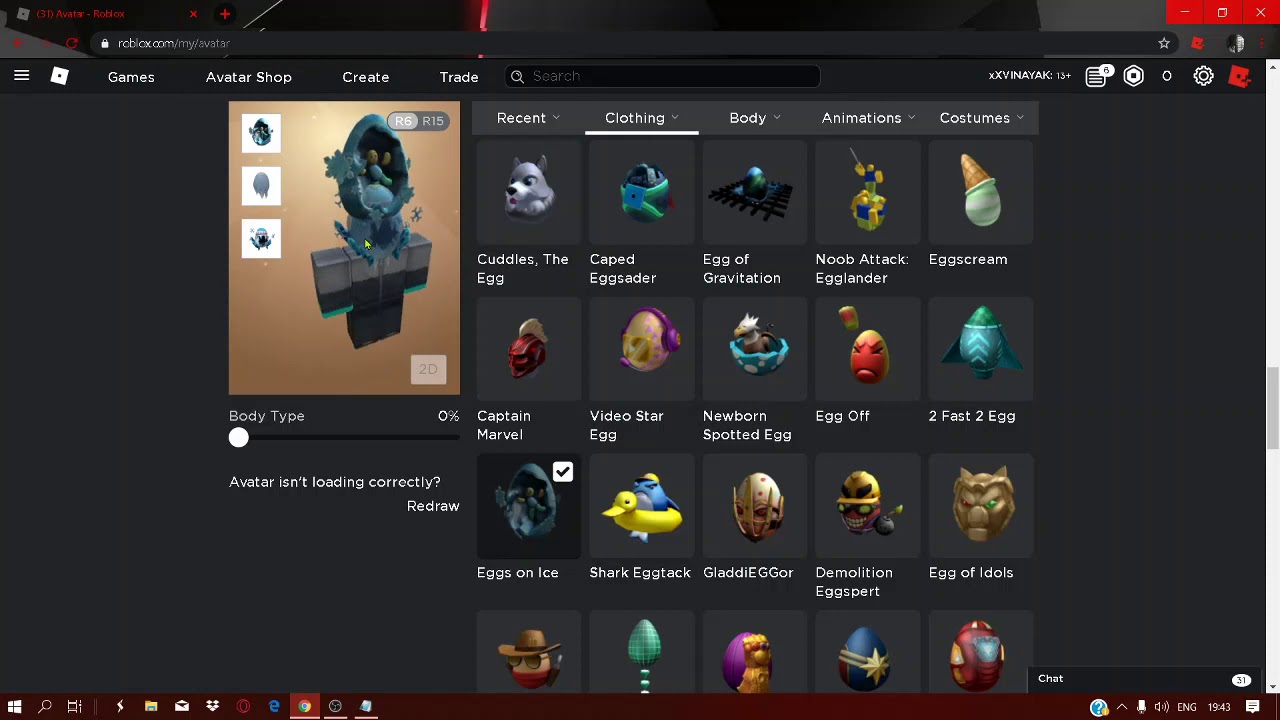 Custom egg hunt hats for your avatar -ROBLOX - YouTube