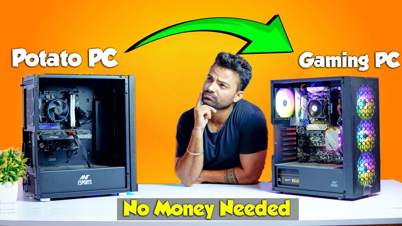 Transforming my old potato PC into a gaming PC | Without Spending To ...