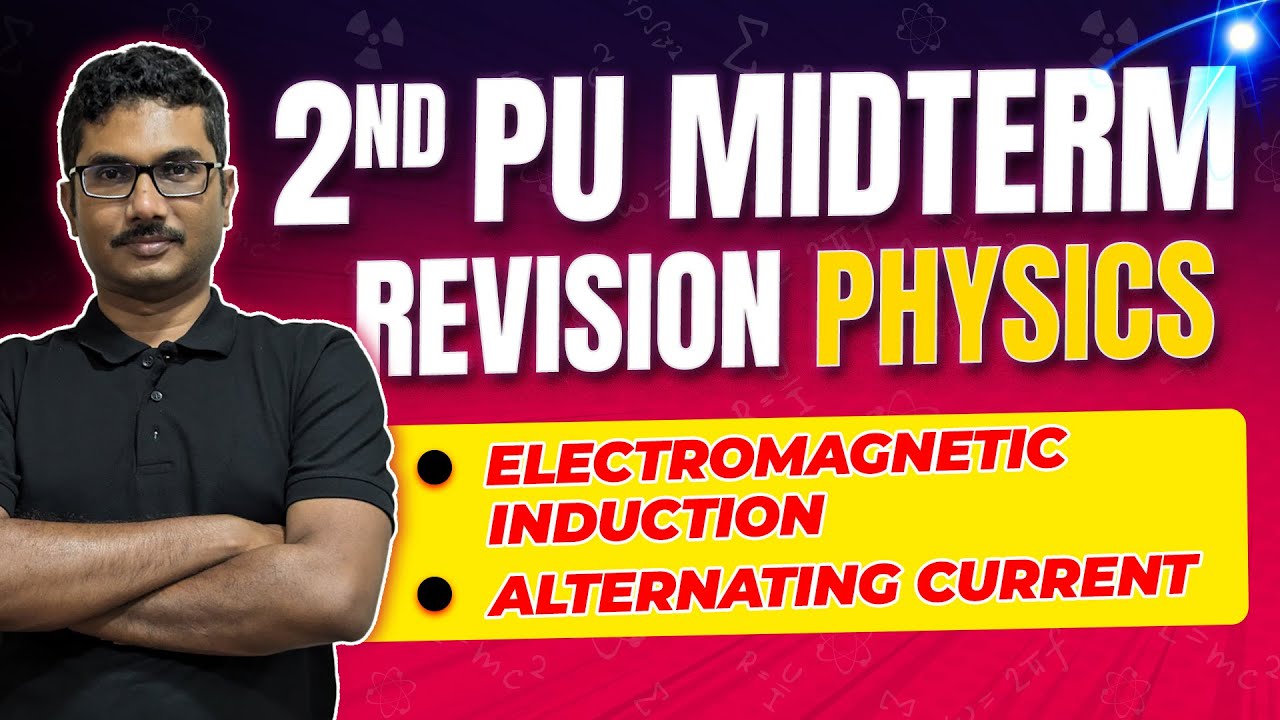 2nd PU Physics Midterm Most Expected Questions | AC & Electromagnetic Induction - YouTube