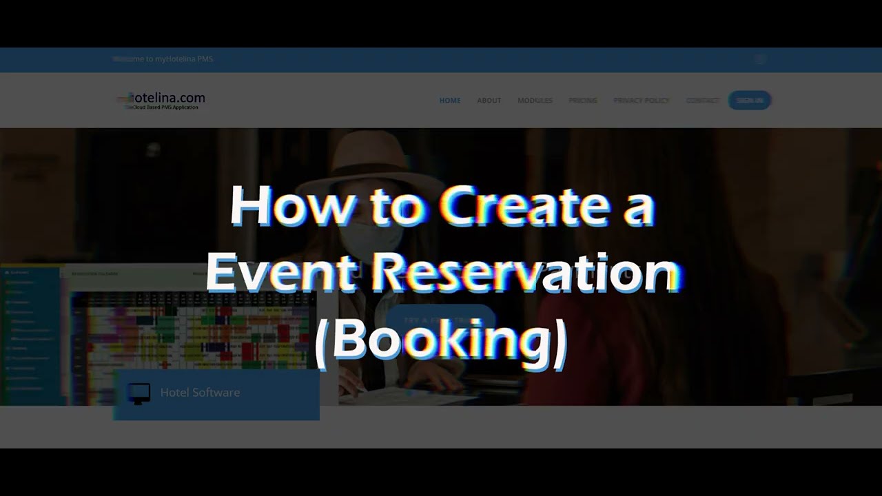How to Create a Event Reservation (Booking) - YouTube