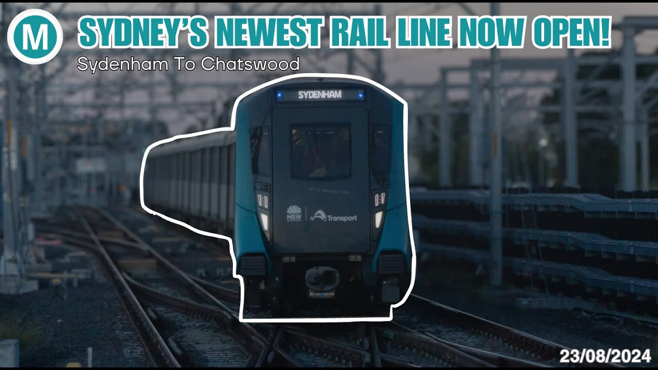 A Trip Onboard Sydney's Newest Rail Line - 23/08/2024 - YouTube