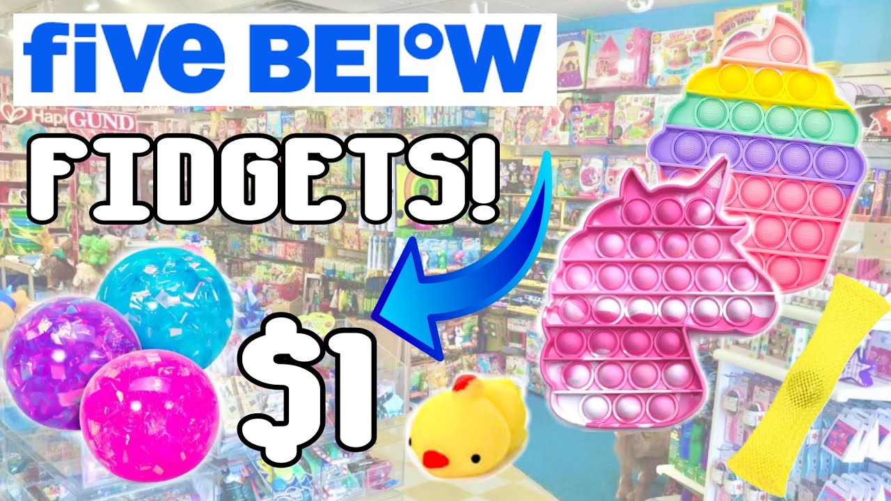 I BOUGHT EVERY FIDGET AT FIVE BELOW!🤑🛍 *LEGENDARY POP ITS* No Budget ...