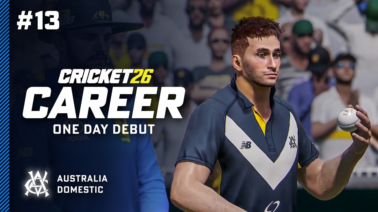 ONE DAY DEBUT - Cricket 26 Career Mode #13 - YouTube