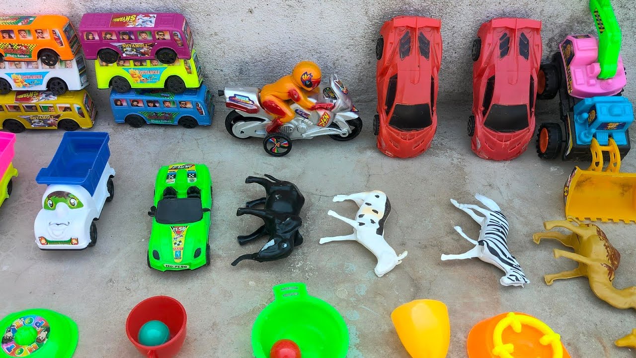 Best Toy Collection for kids and Toddlers | Bus Car Truck helicopter ...