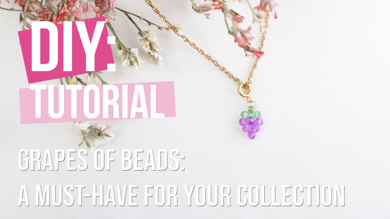 Grapes of beads: a must-have for your collection - YouTube