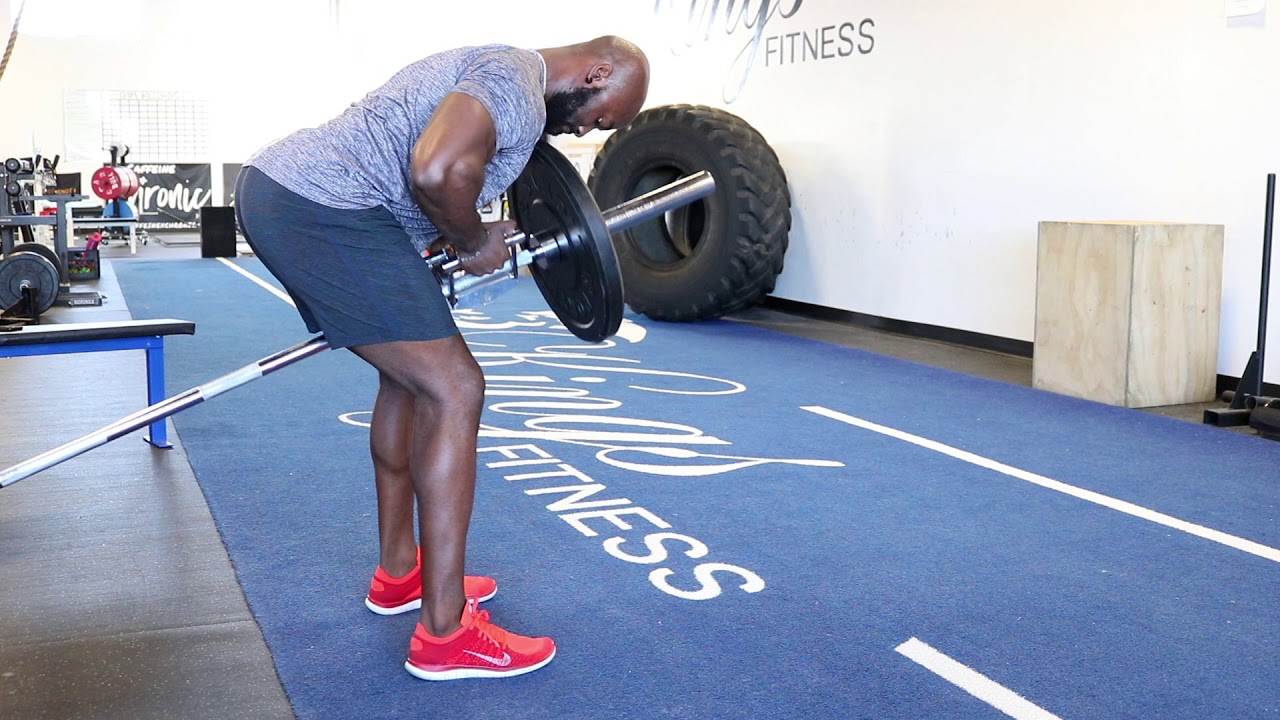Exercise video: Landmine row with close grip attachment - YouTube