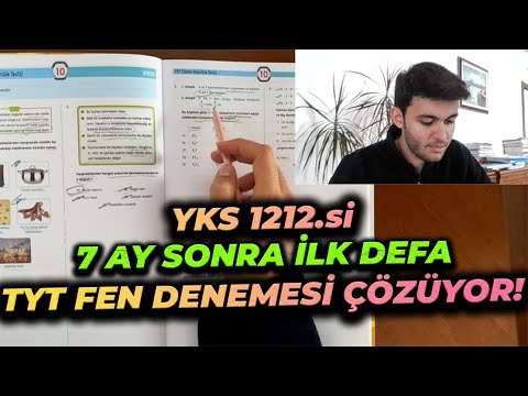 DERECE ÖĞRENCİSİNDEN 20 DAKİKADA TYT FEN DENEMESİ ÇÖZÜMÜ🔥🚀 #yks 