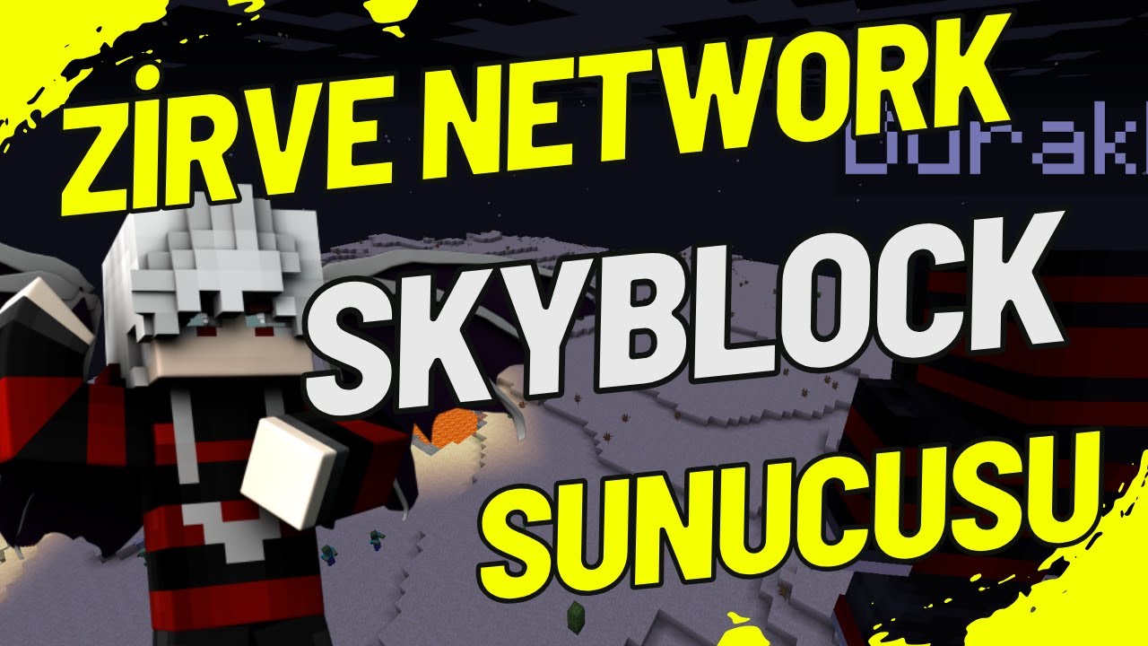 Mükemmel Skyblock Sunucusu Zirve Network - Minecraft Sunucu Tanıtım - YouTube