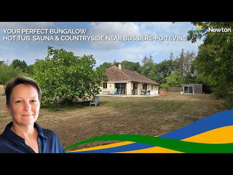 Immaculate 4-Bedroom Bungalow with Sauna, Hot Tub & Solar PV | Near Bussière-Poitevine, France