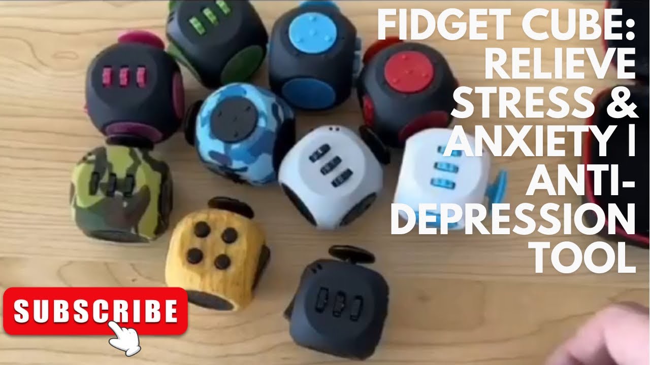 Fidget Cube: Relieve Stress & Anxiety | Anti-Depression Toy for All ...
