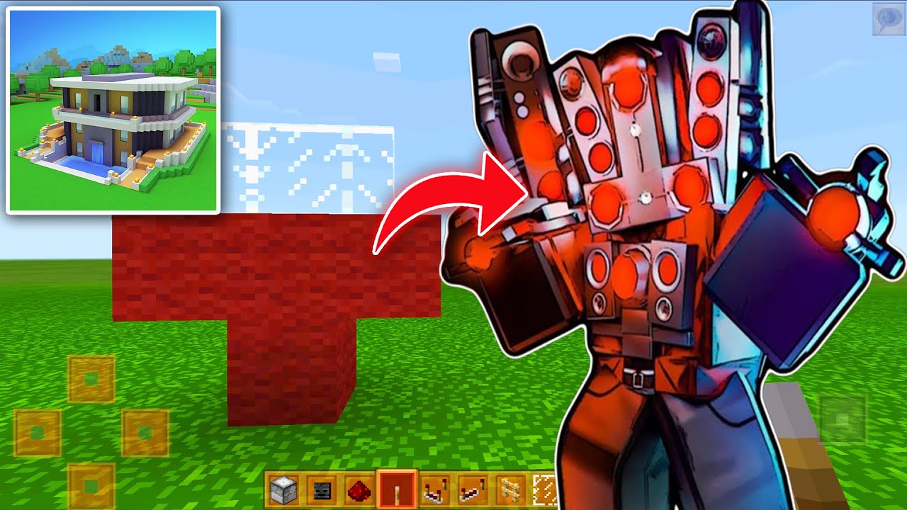 How to Spawn TITAN SPEAKERMAN in CRAFT WORLD - YouTube