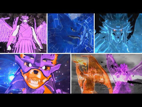 All Susanoo Awakenings & Ultimate Jutsus! (4K 60fps) - Naruto Storm 4 Next Generations