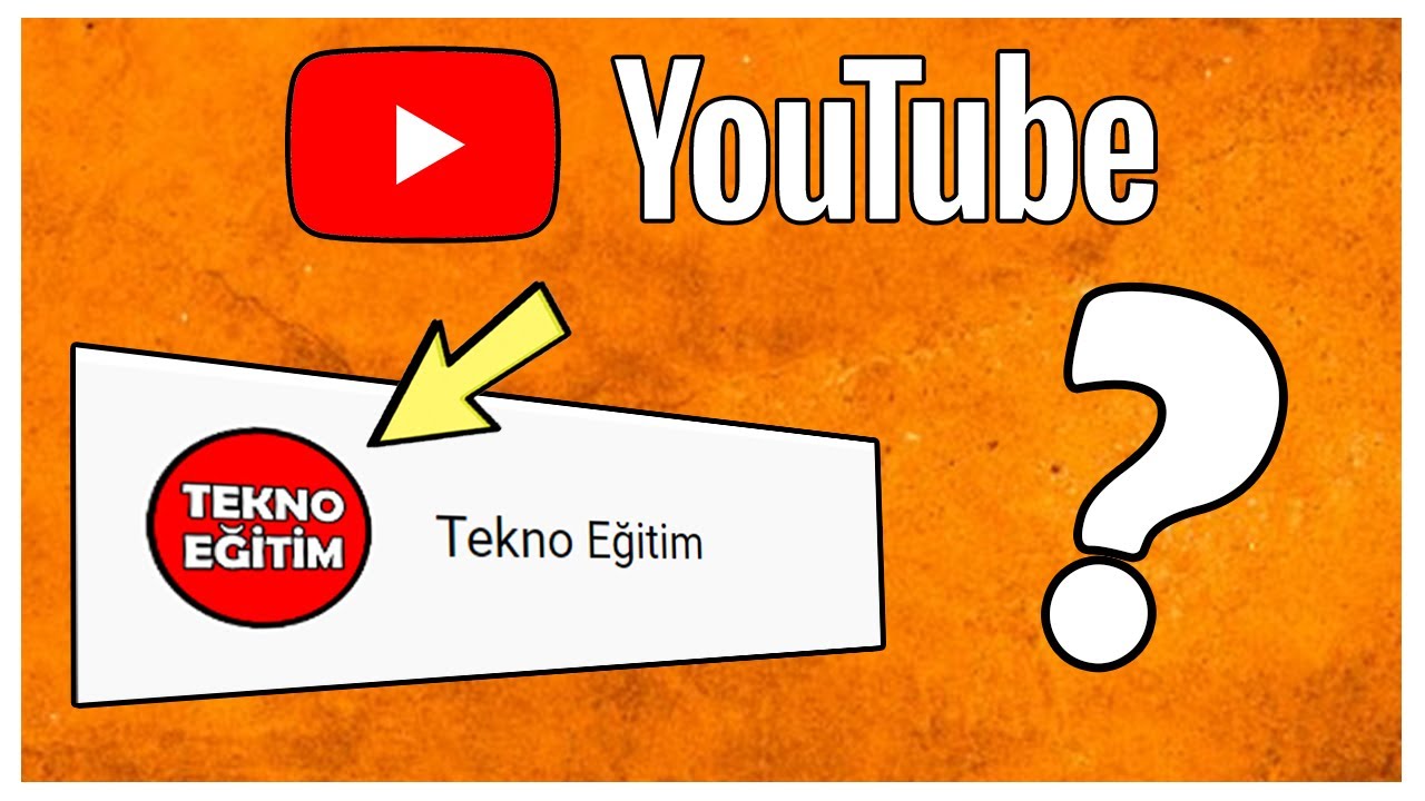 Youtube Kanal Resmi Nasıl Değiştirilir? | Youtube Kanal Fotoğrafı ...
