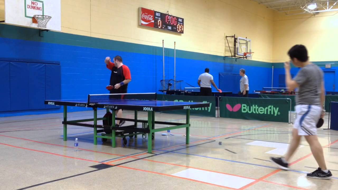 Joshua Cook vs Tom N. Chattanooga Table Tennis Club - YouTube