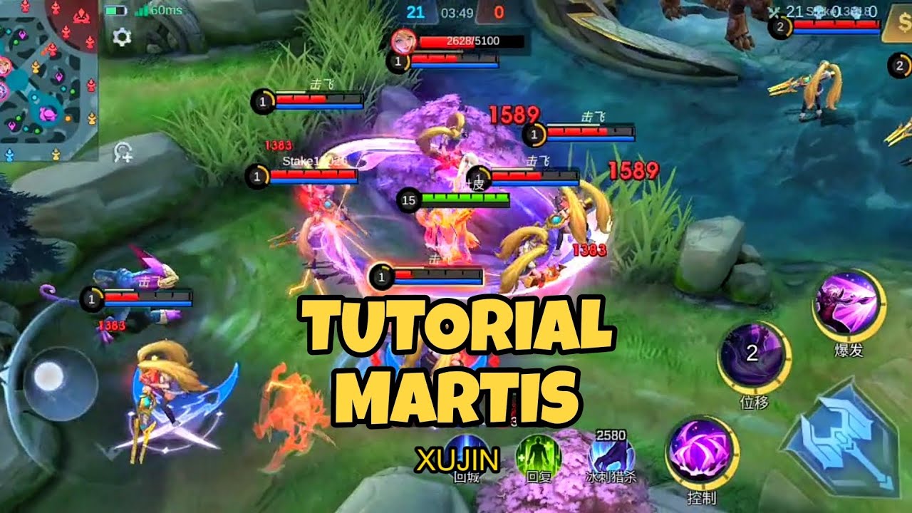 Tutorial Hero Martis Latihan Skill Pro Player Mobile Legends Solo Rank ...
