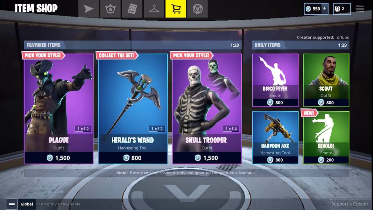 Item shop 14 october - YouTube
