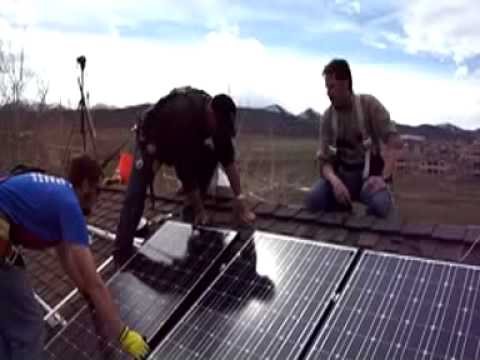 AweSun Renewable Energy - Solar PV Electric Install - YouTube