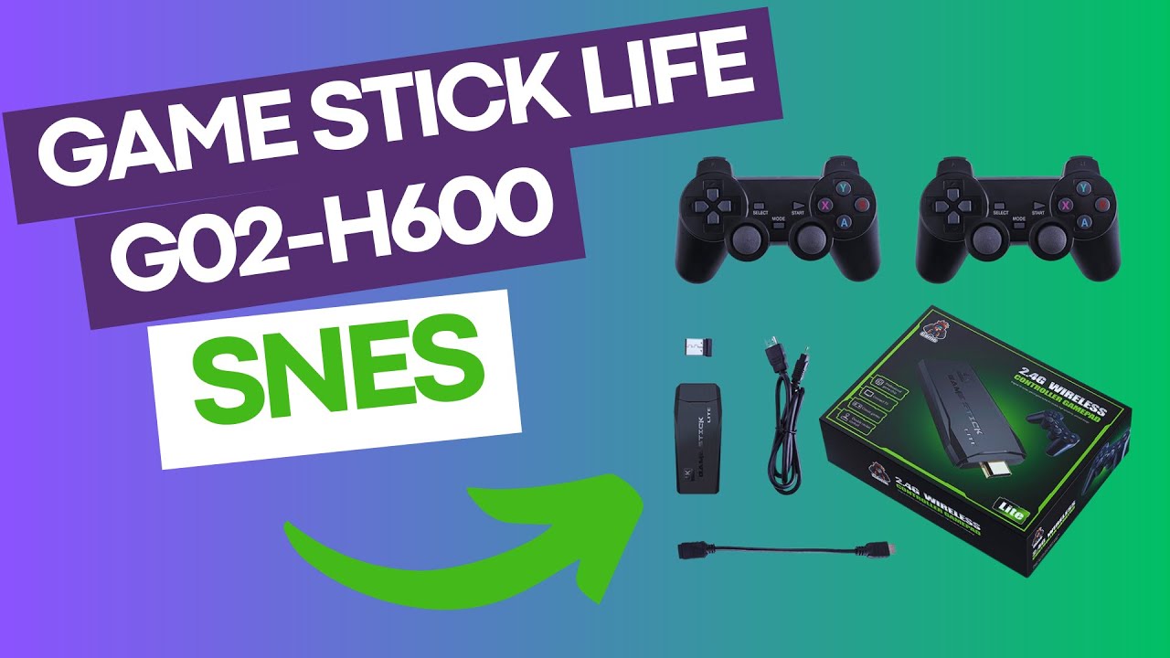 Game Stick Life Versão G02-H600 Mostrando Super Nitendo - YouTube