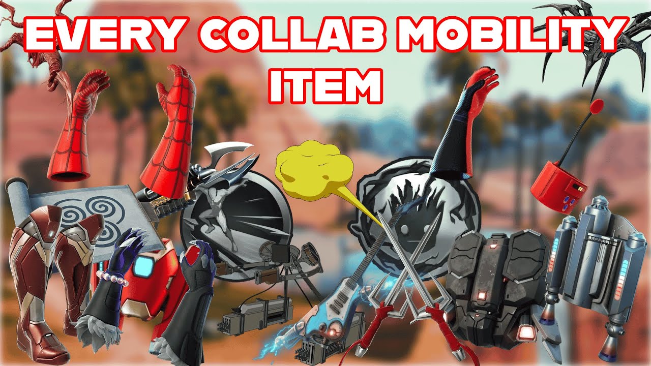 Ranking EVERY COLLAB MOBILITY ITEM In FORTNITE HISTORY From WORST To ...