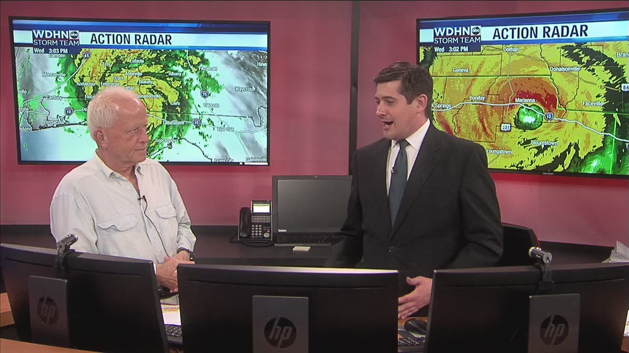 WDHN Storm Team: Hurricane Michael Coverage..final hour - YouTube