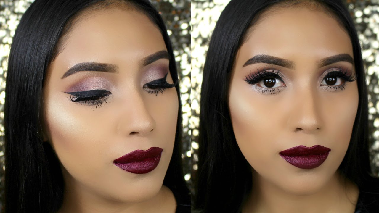 Christmas Vampy Makeup Tutorial ft Toofaced Chocolate Bon Bons Palette ...