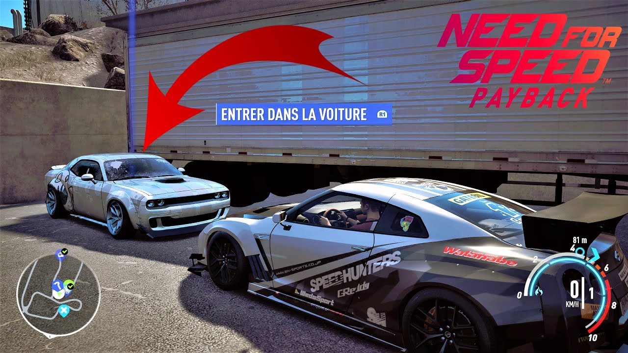 NFS Payback abandoned Dodge Challenger SRT8 - YouTube